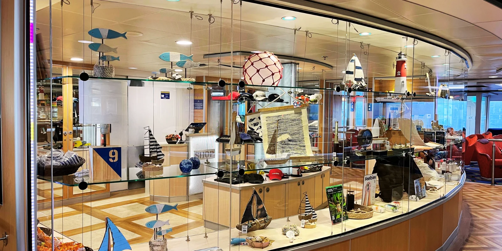 A sea of possibilities. Shop at our onboard store!